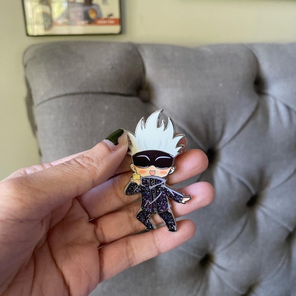 Manga | Jewelry | Gojo Satoru Enamel Pin Jujutsu Kaisen Pin | Poshmark